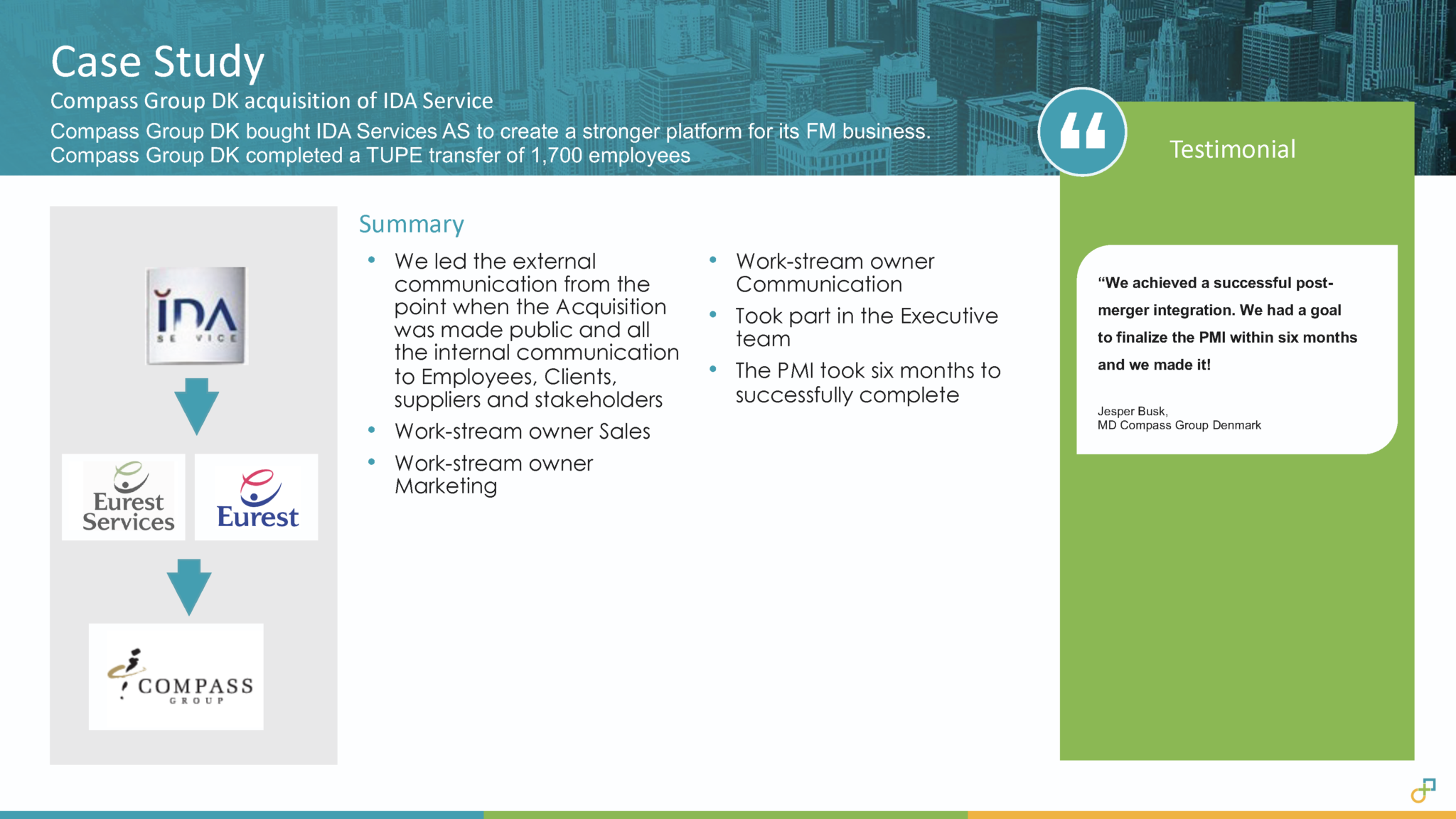 Compass Group - Global PMI Partners