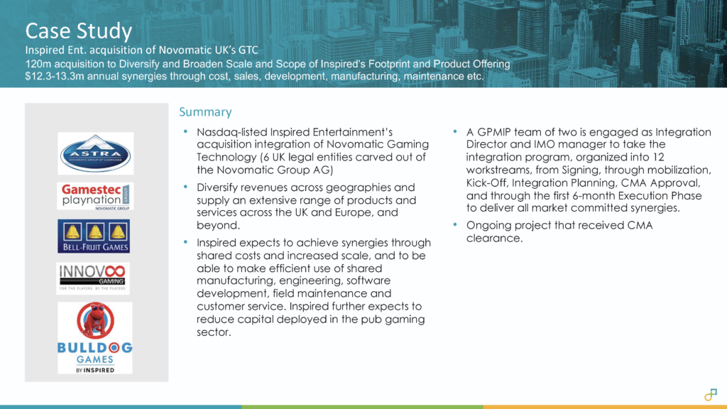 Inspired Entertainment - Global PMI Partners