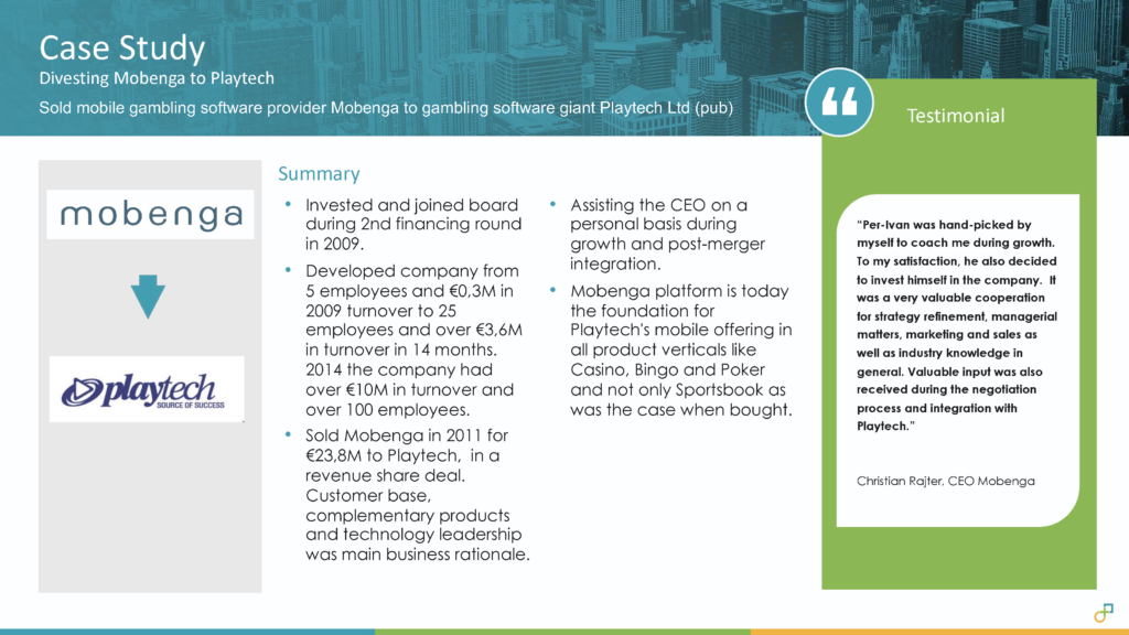 Playtech - Global PMI Partners