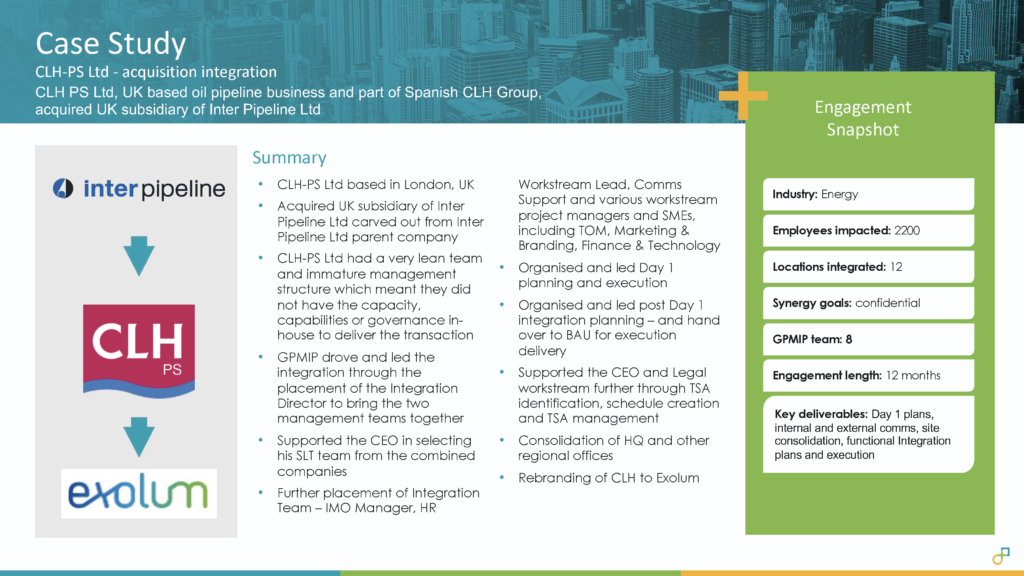 CLH (Exolum) - Global PMI Partners