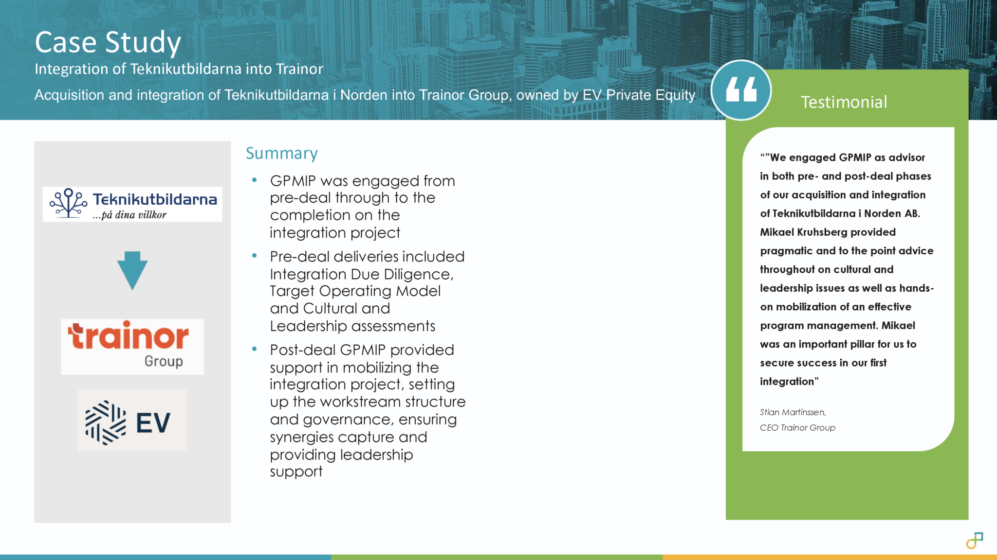 Trainor - Global PMI Partners