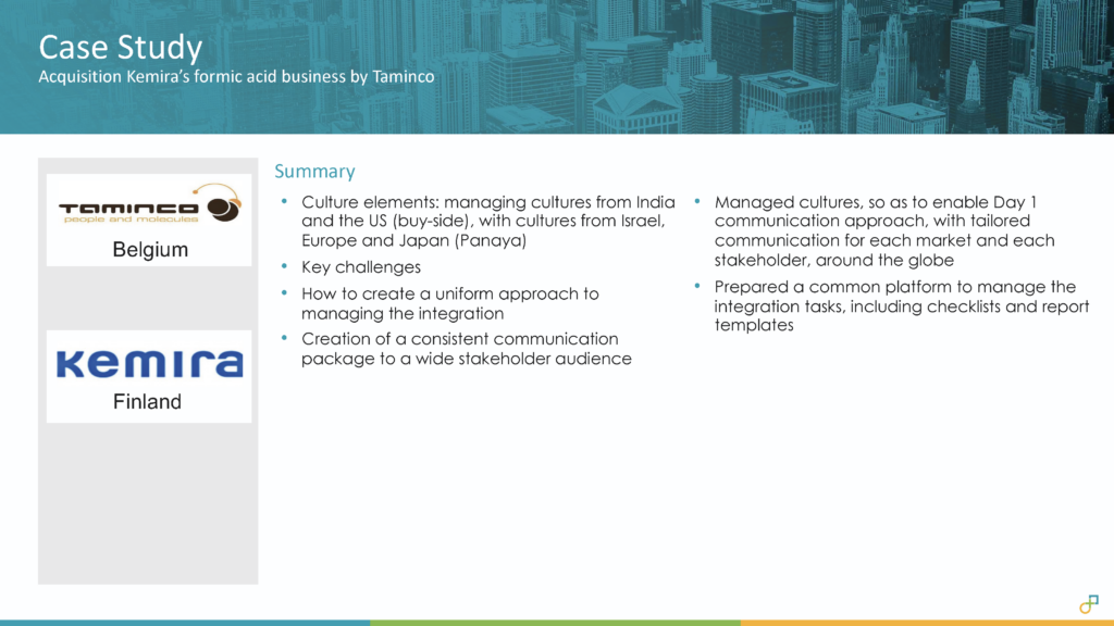 Taminco - Global PMI Partners