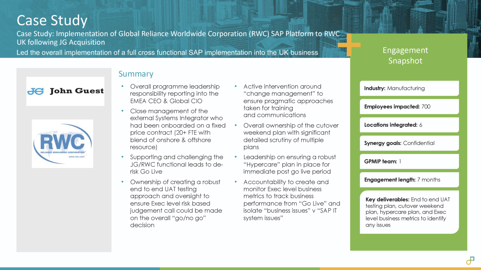Reliance Worldwide Corporation: A Leader in Global PMI