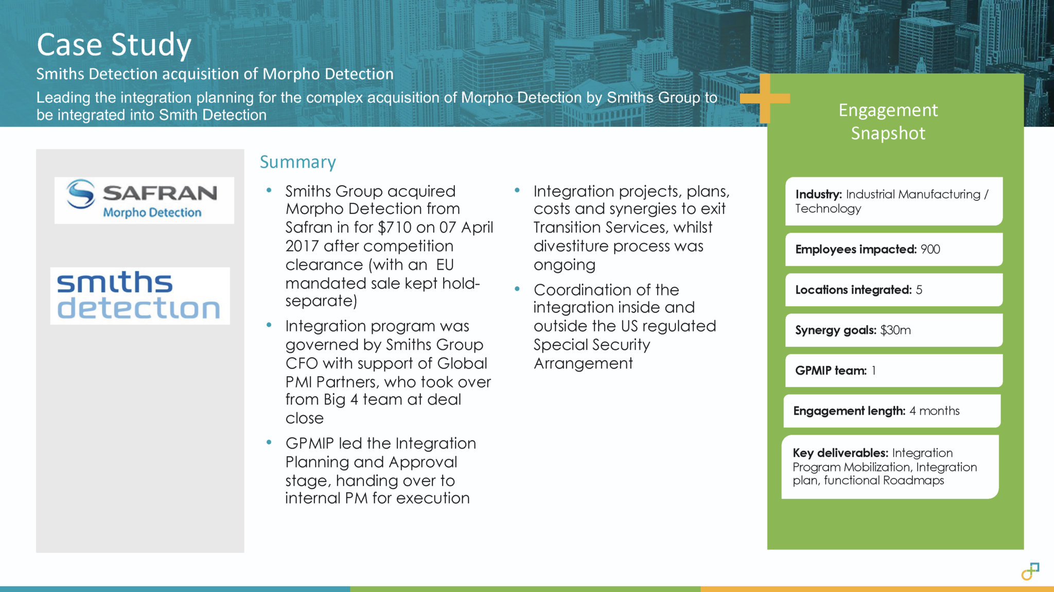 Smiths Detection - Global PMI Partners