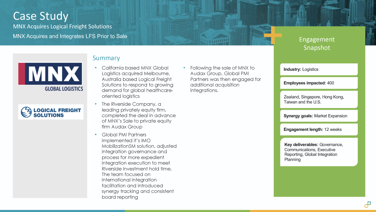 MNX Global Logistics - Global PMI Partners
