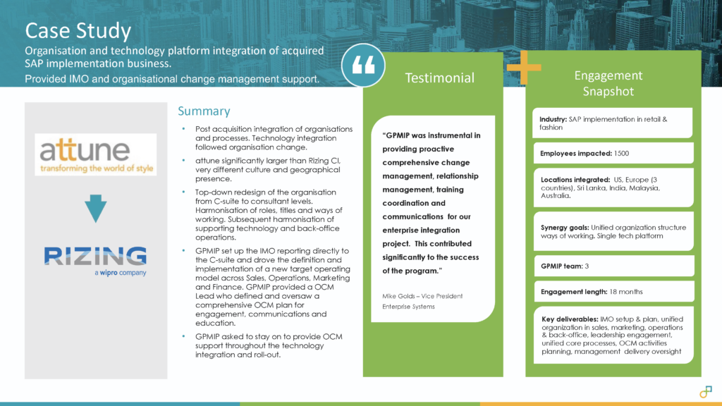 Rizing - Global PMI Partners