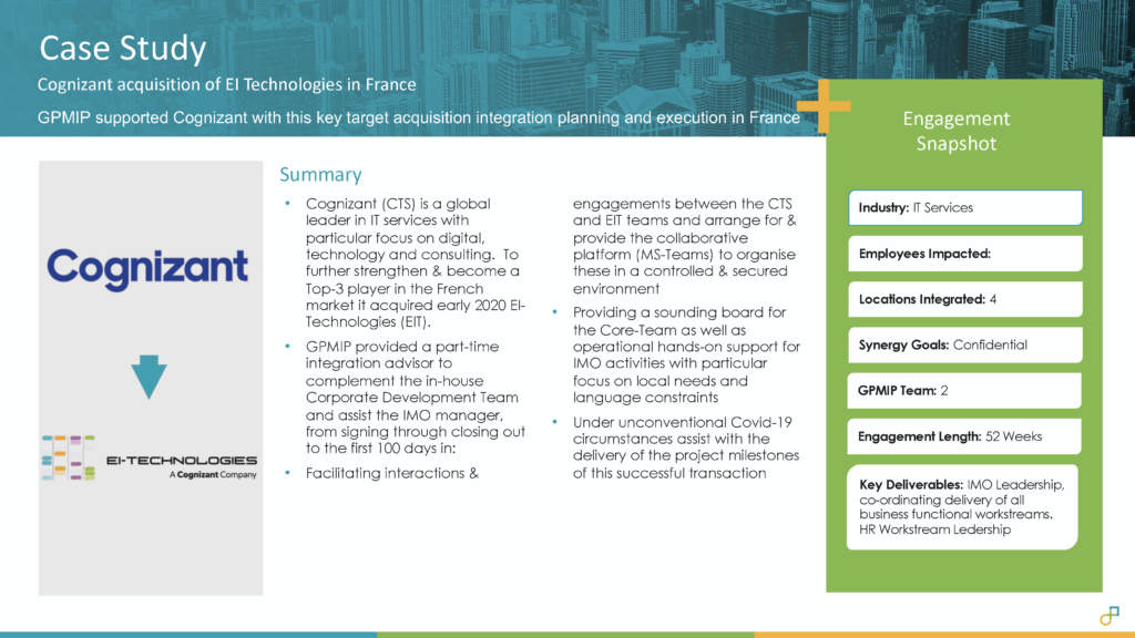 Cognizant CTS - Global PMI Partners