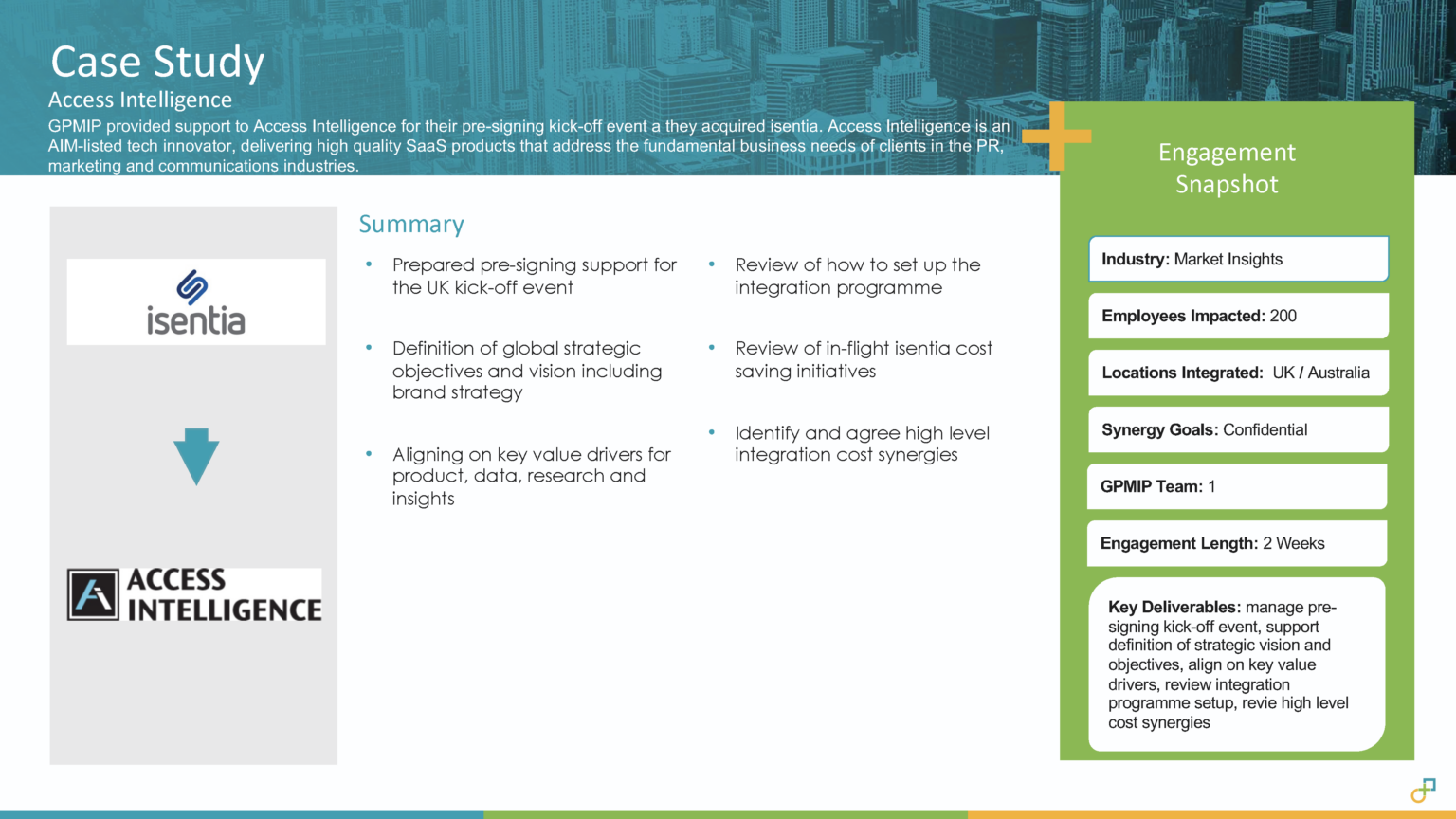 Access Intelligence - Global PMI Partners